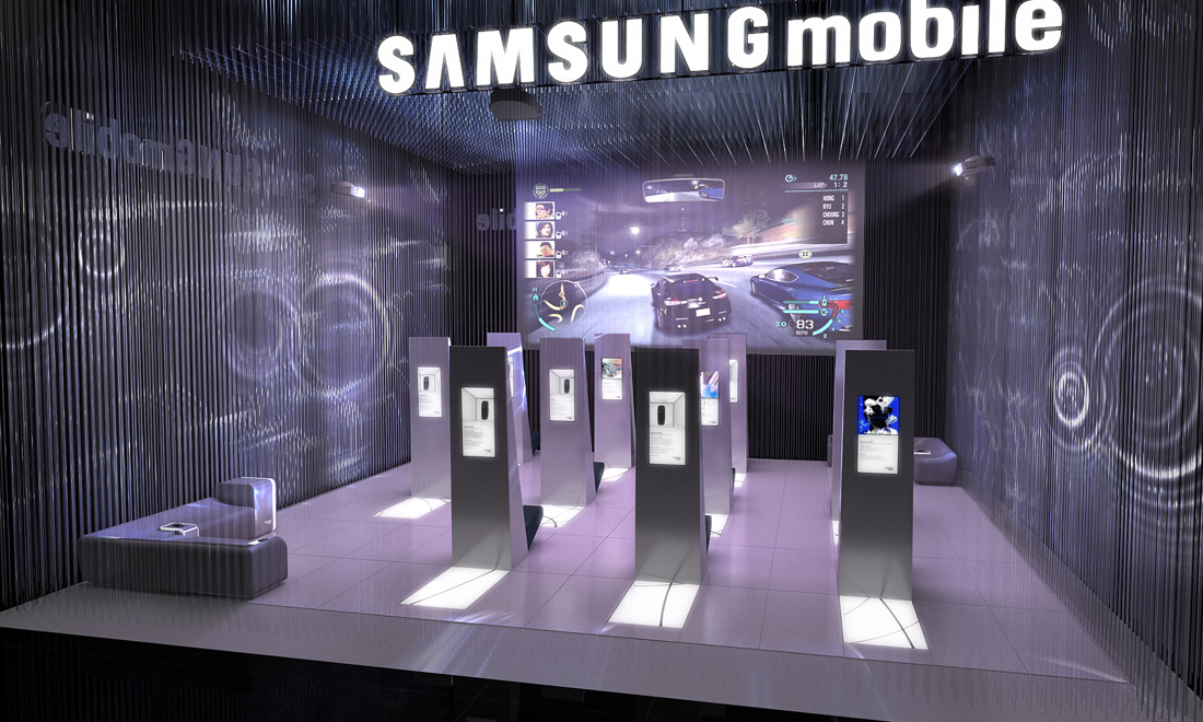 WCG 2008 Samsung Booth - Dconcierz