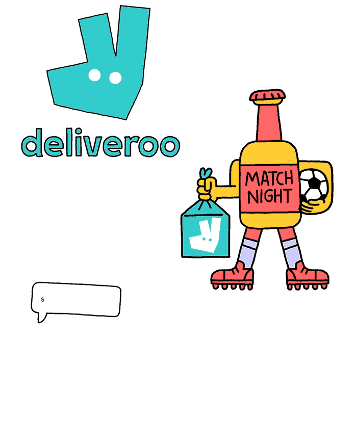 Deliveroo Stickers - guy-field