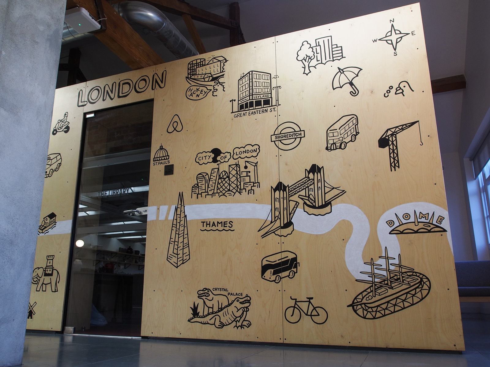 Airbnb Mural - guy-field