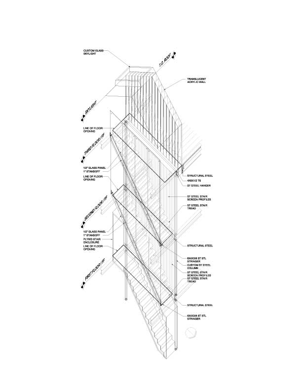 Implied Rotation Townhouse - Dean/Wolf Architects