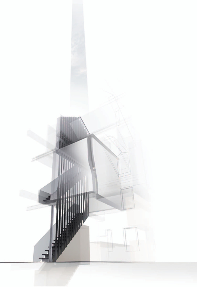 Implied Rotation Townhouse - Dean/Wolf Architects