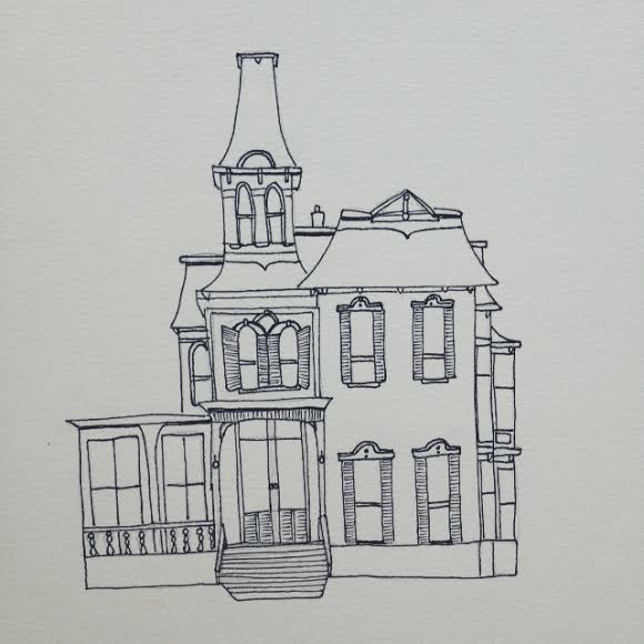 simple victorian - sarahs illustrationer