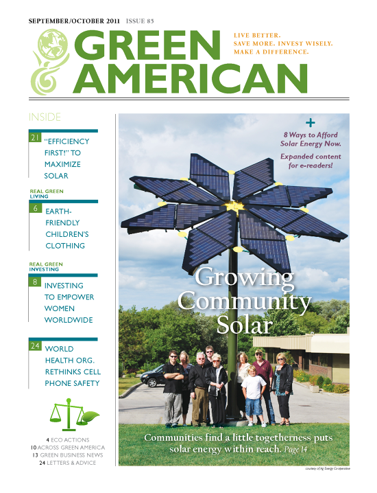 Reporting for the Green America Magazine - Andrew Ribet Schein