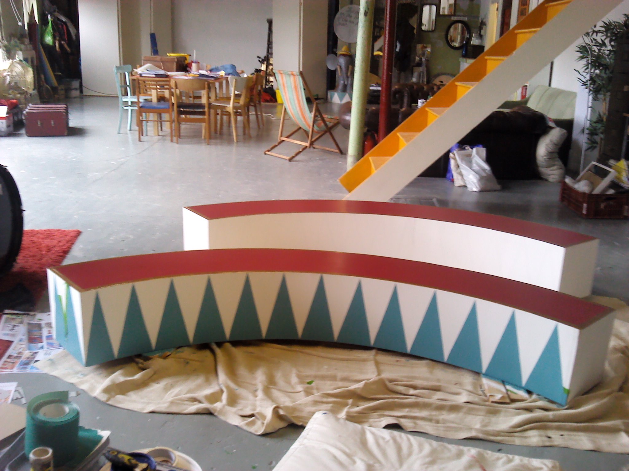 "Giant and The Bear" production at WWP- Prop Painter - L. Wiles-Shortall