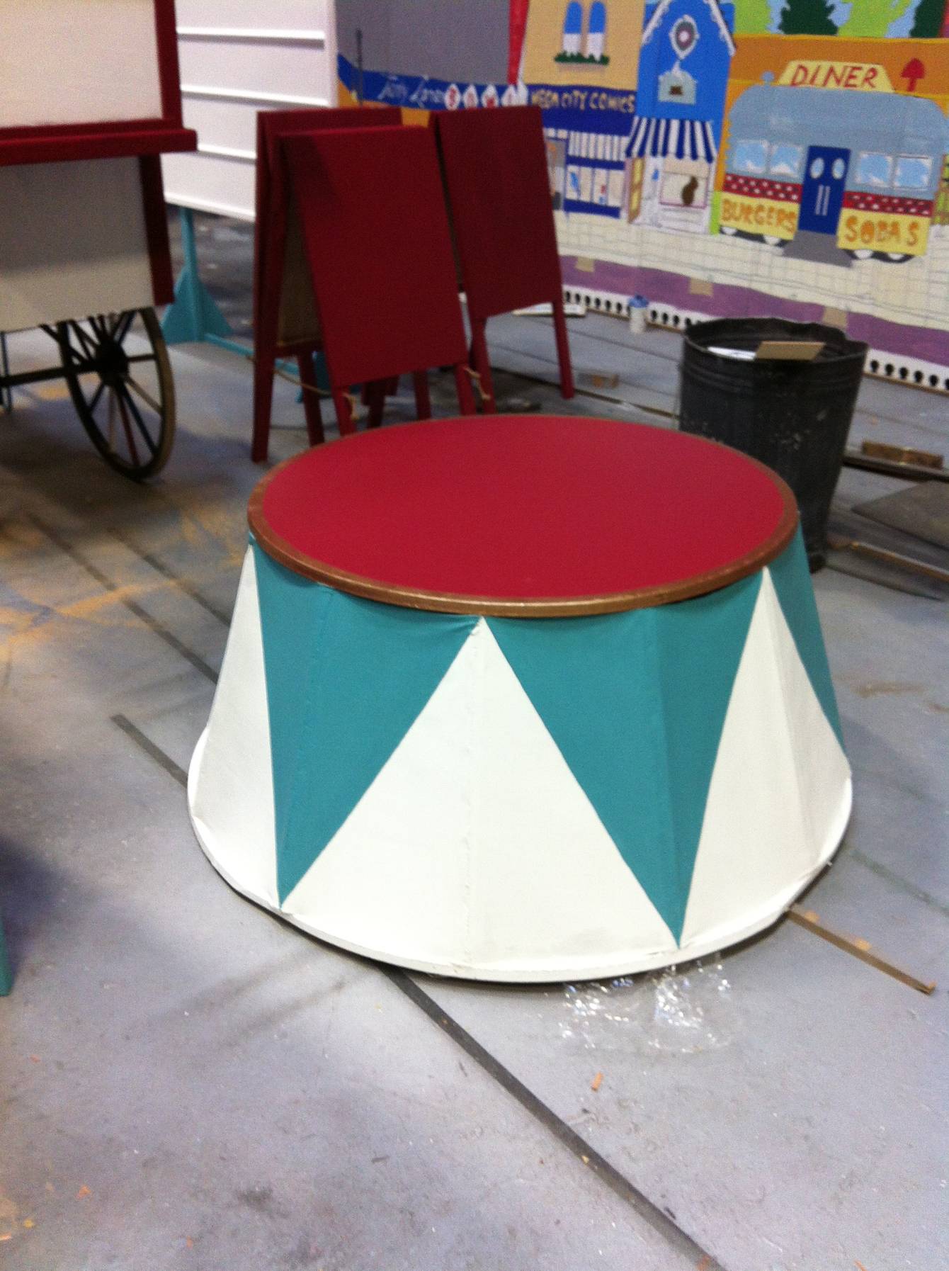 "Giant and The Bear" production at WWP- Prop Painter - L. Wiles-Shortall