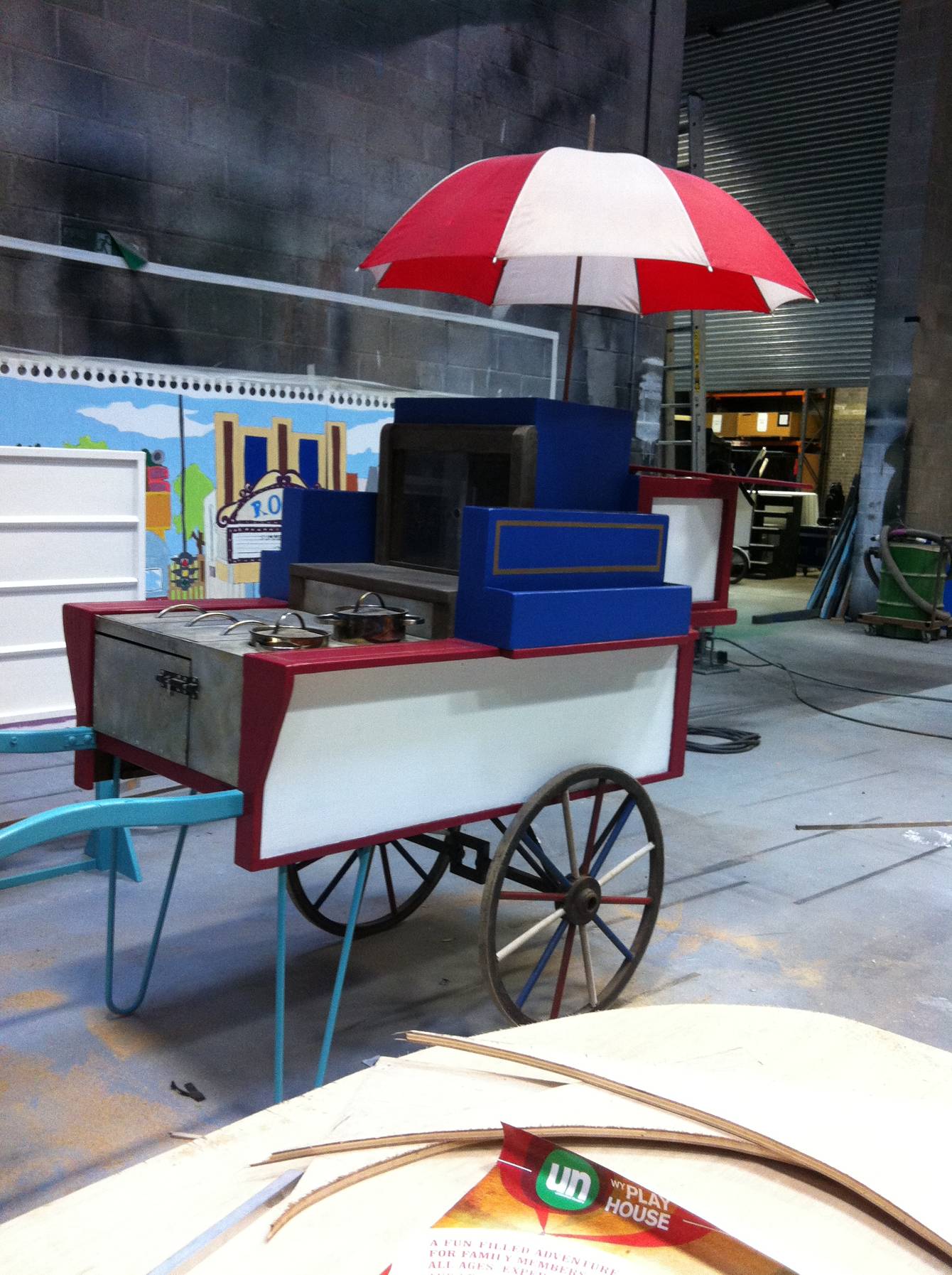 "Giant and The Bear" production at WWP- Prop Painter - L. Wiles-Shortall