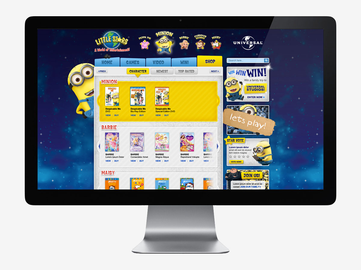 Universal / Little Stars - Mike Watkins Design