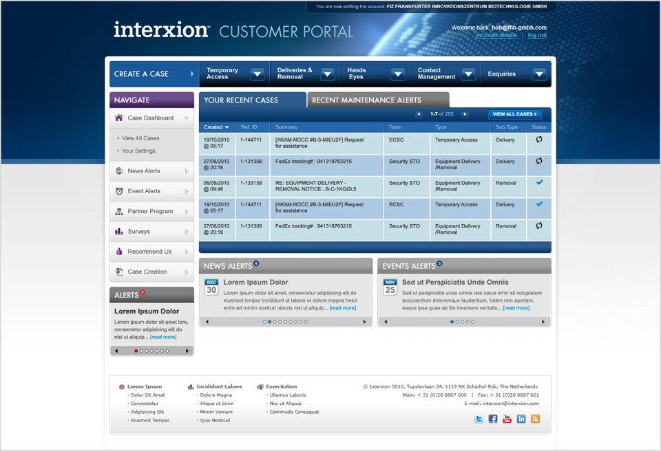 Interxion - Mike Watkins Design