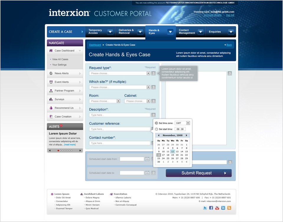 Interxion - Mike Watkins Design