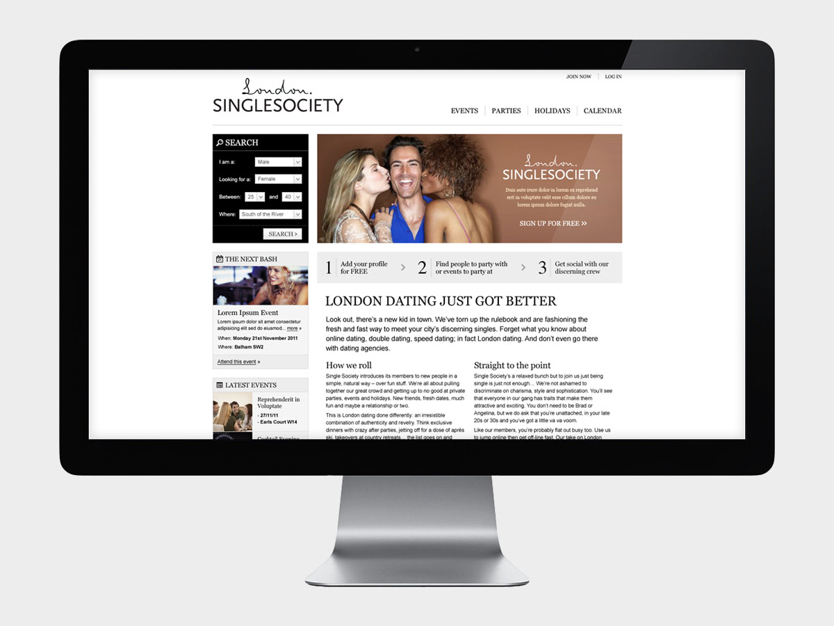 Single Society - Mike Watkins Design