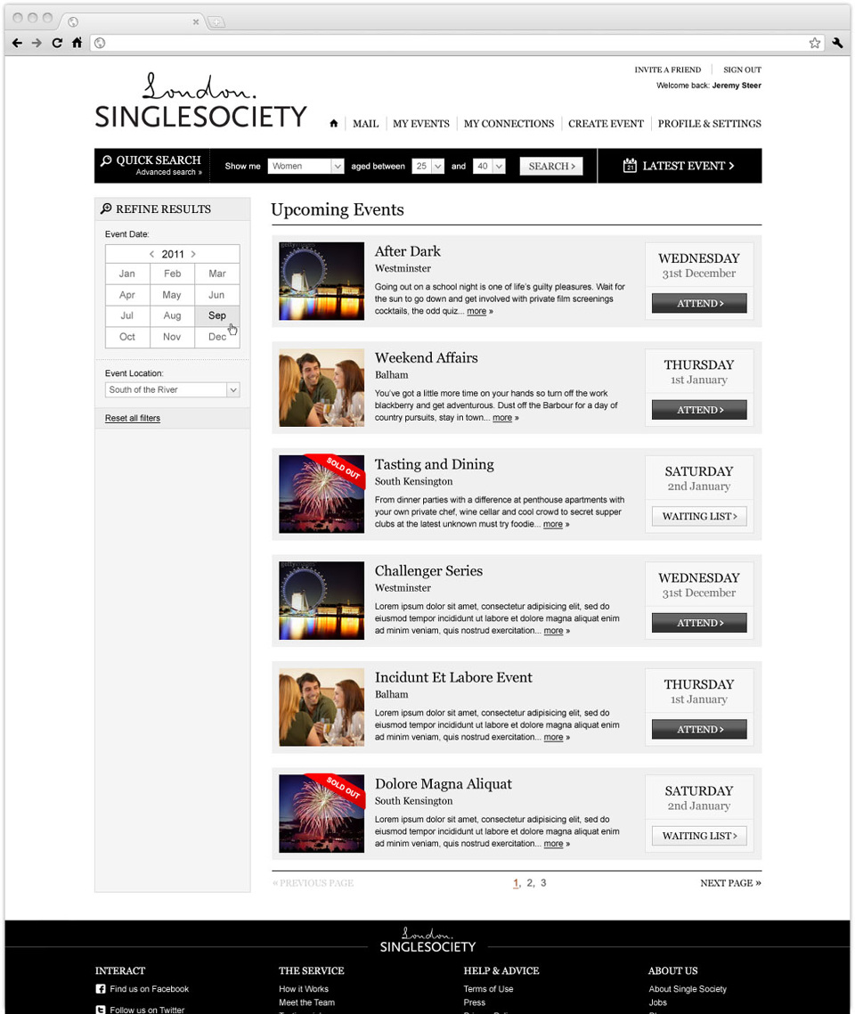 Single Society - Mike Watkins Design