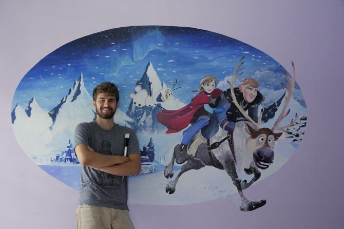 Frozen Mural - Elijah Kennedy
