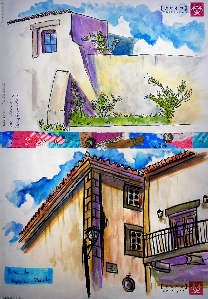 Urban Sketching (On-location drawing) - Chihiyro