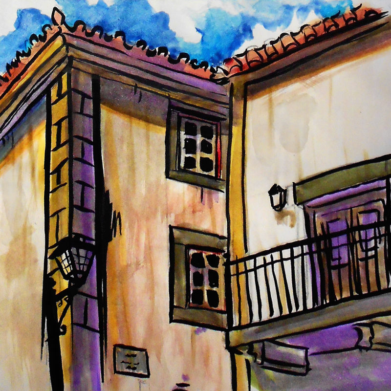 Urban Sketching (On-location drawing) - Chihiyro