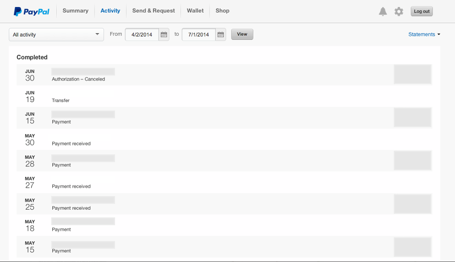 PayPal Redesign - anarjoshi