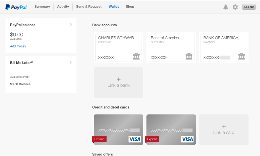 PayPal Redesign - anarjoshi