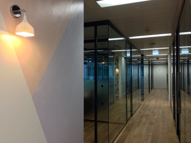 Office Abstract Mural - www.signwritingjack.com