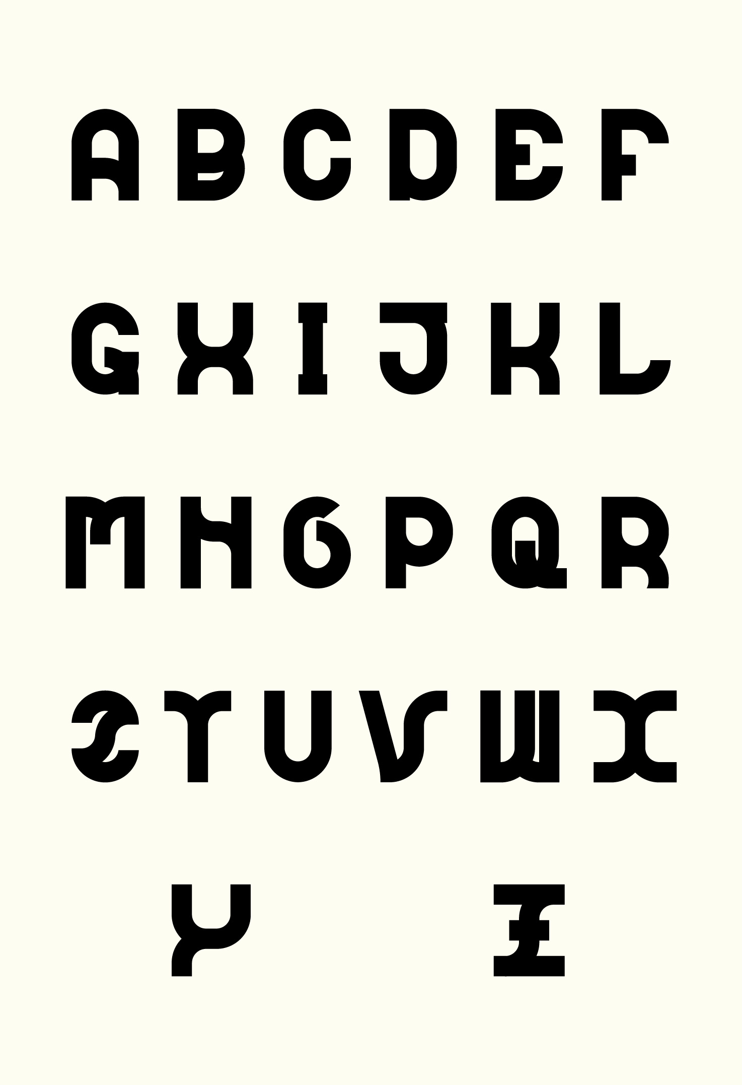 uncanny font - bohuy kim