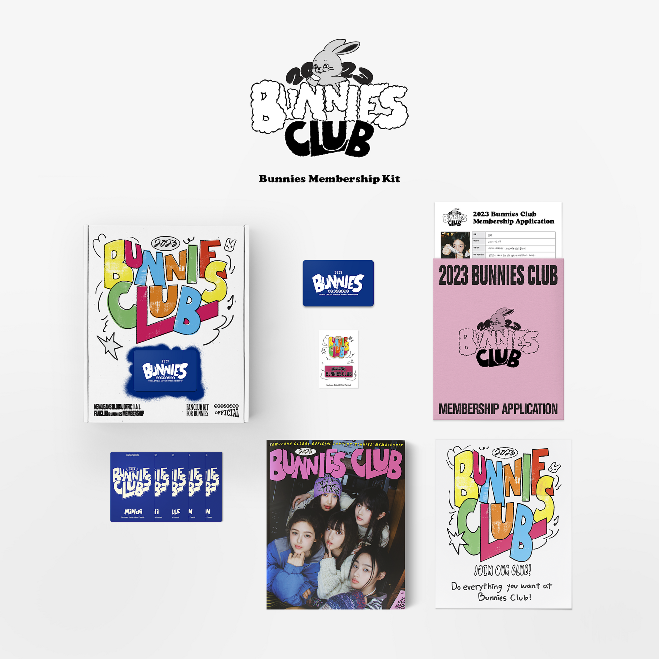 Newjeans Bunnies Membership Kit - bohuy kim