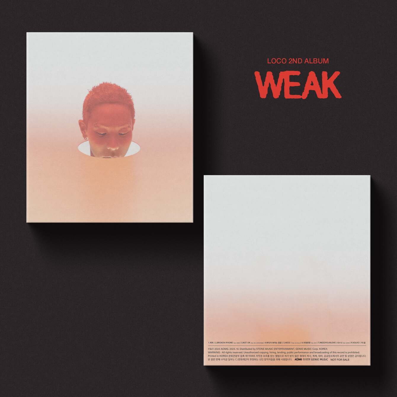 Loco 2nd Album WEAK - bohuy kim