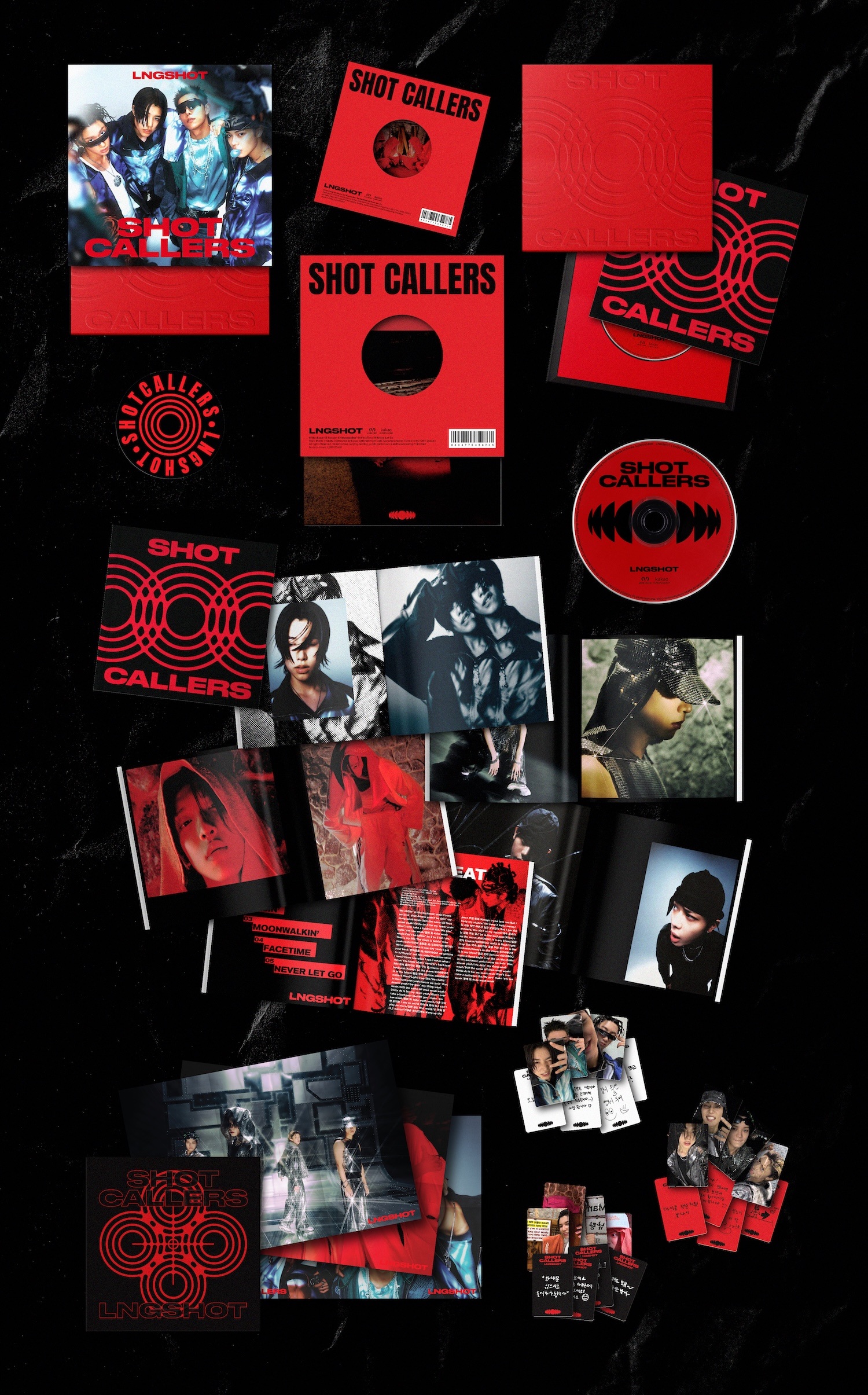 LNGSHOT 'SHOT CALLERS' Album Package Design - bohuy kim