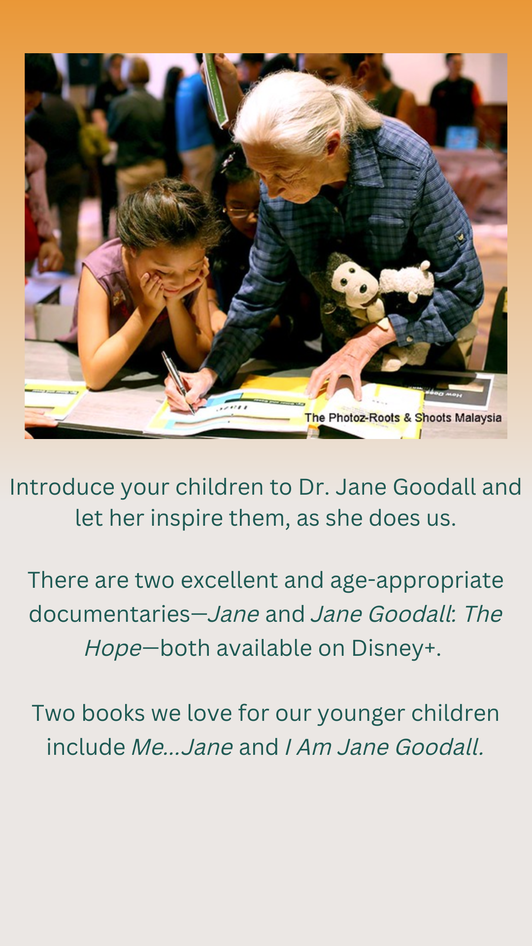 Dr. Jane Goodall x Seven Arrows - Nicole Campoy Jackson