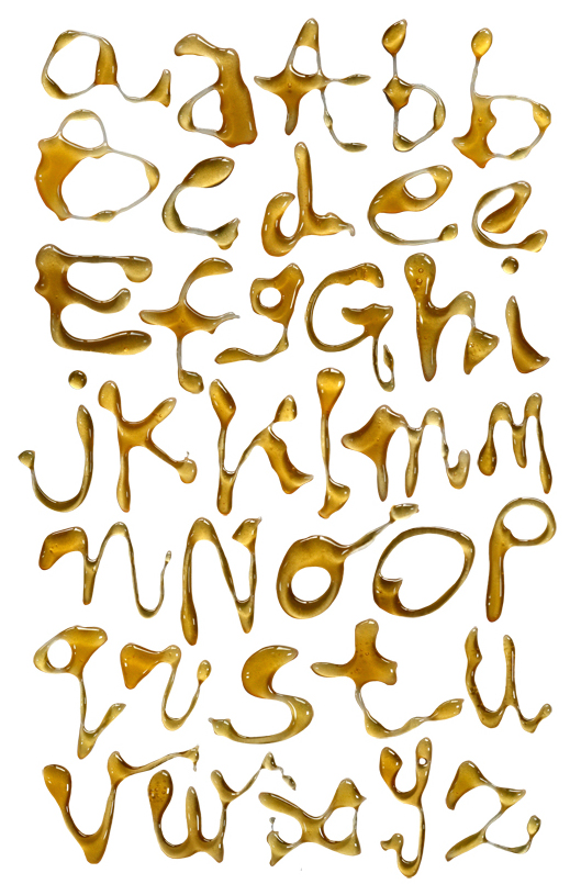 Edible alphabet - kim slagter : graphic design & illustration