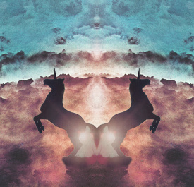 Astral Lovers - photography, graphics , collage