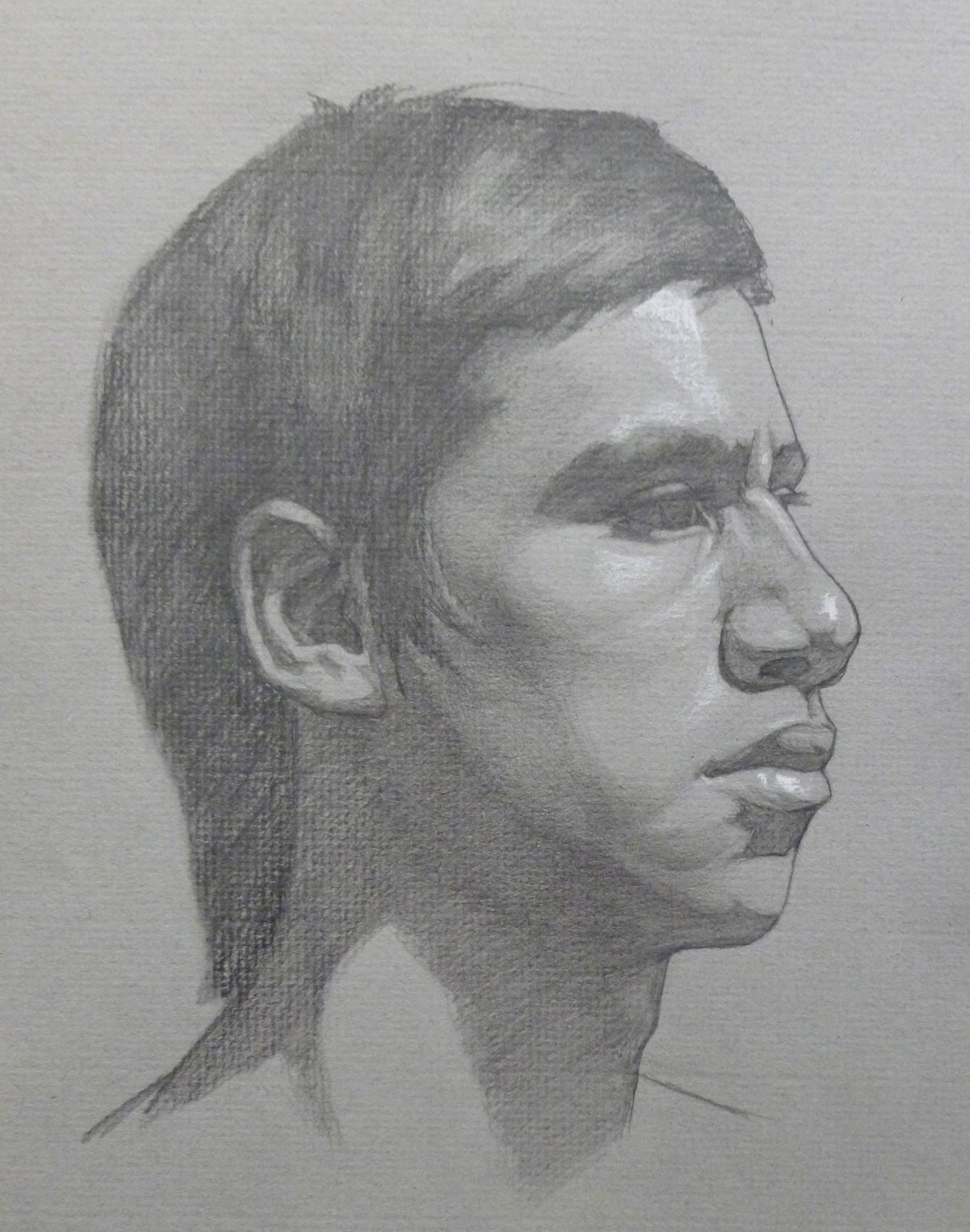 Portraits (school work) - Sally Fama Cochrane