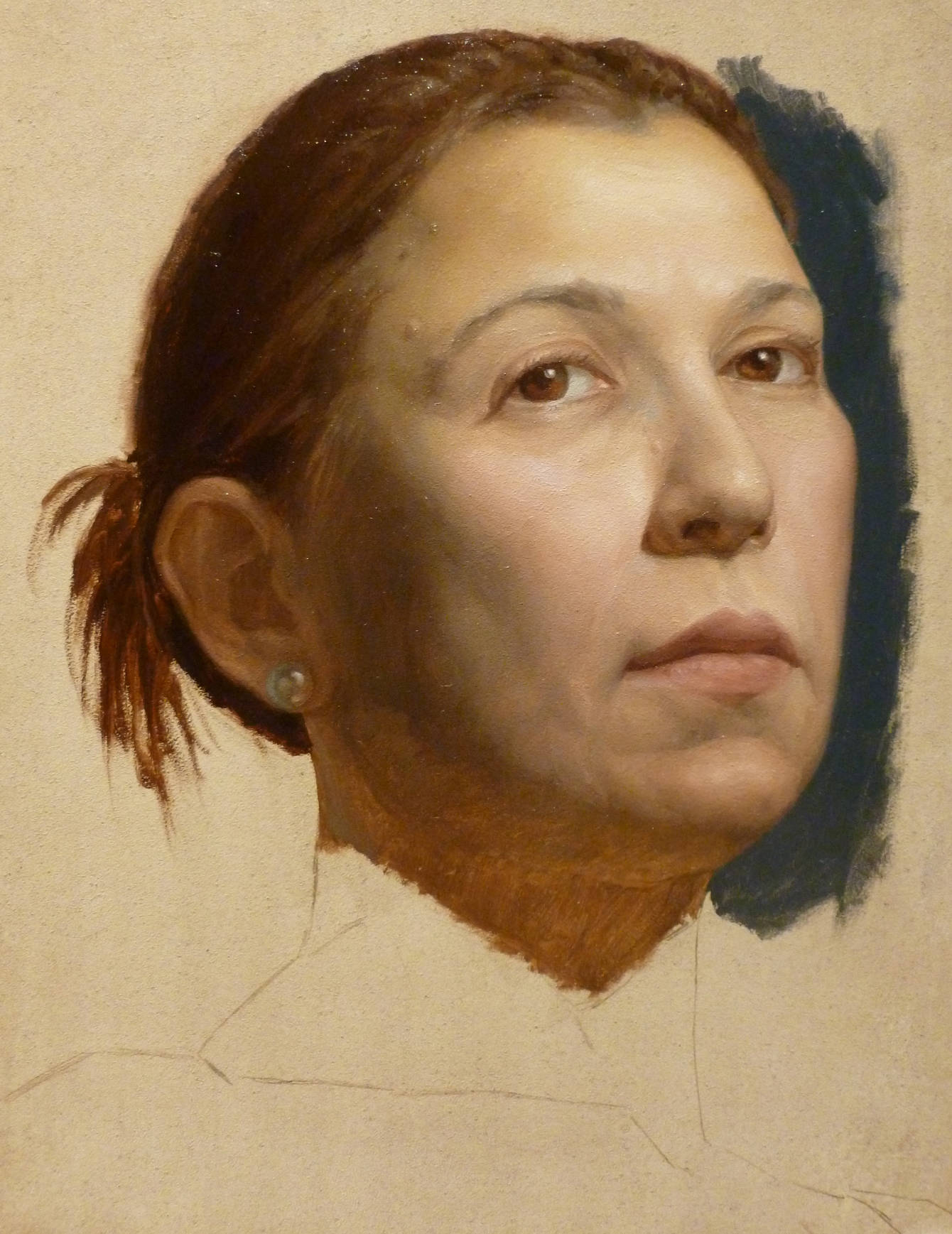 Portraits (school work) - Sally Fama Cochrane