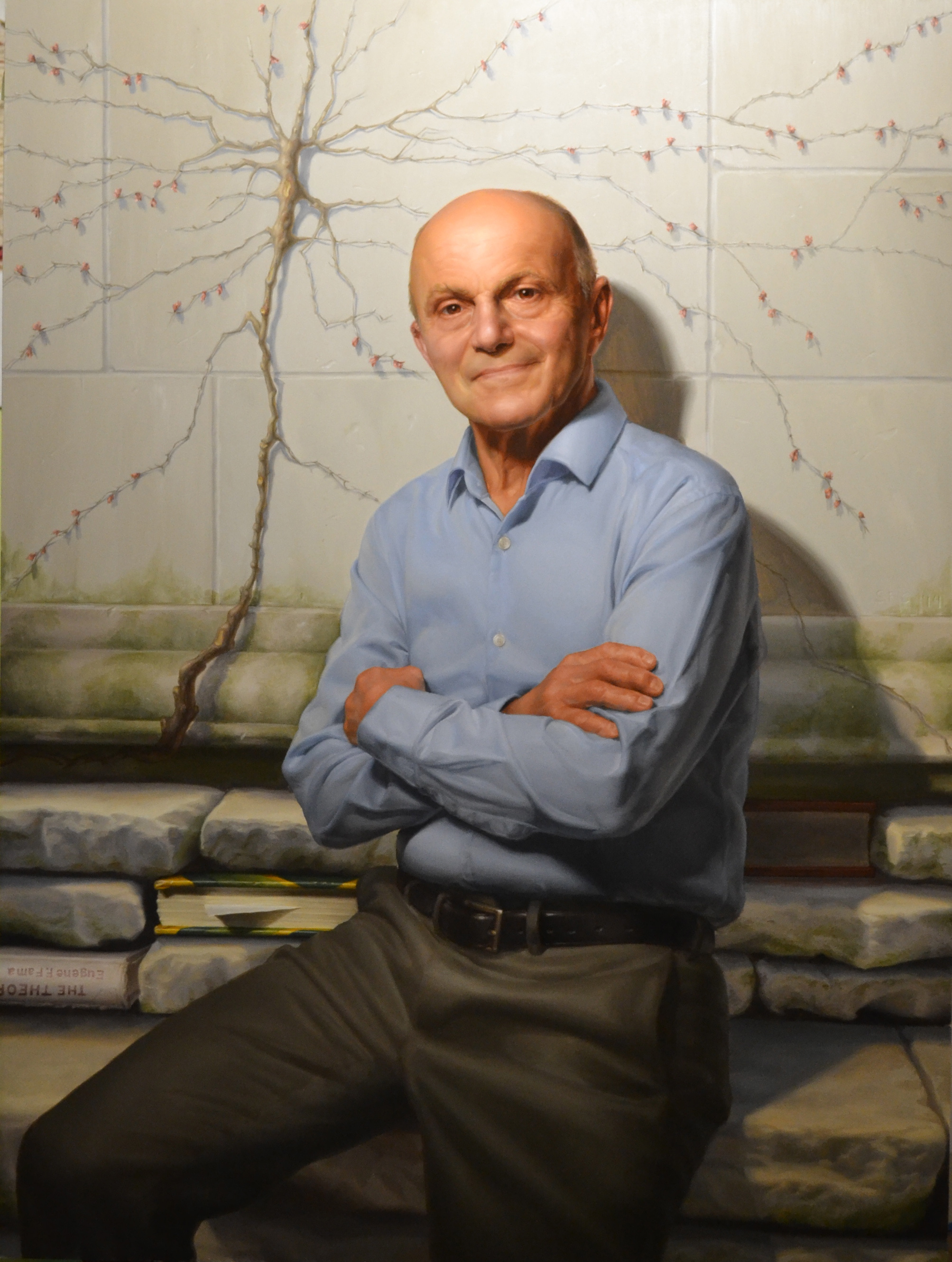 Portrait of Eugene Fama - Sally Fama Cochrane