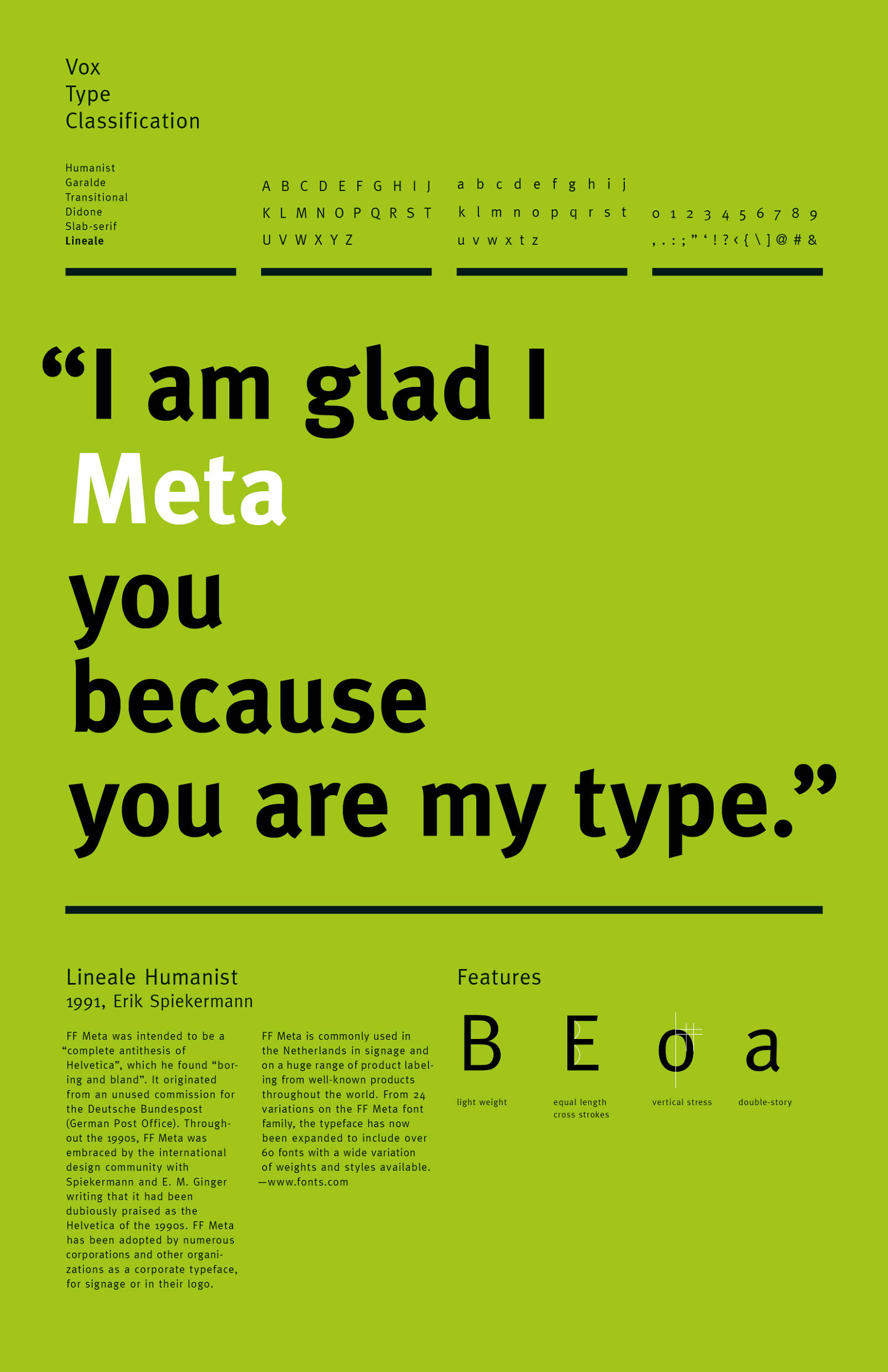 Type Classification Poster - Yiru Lai