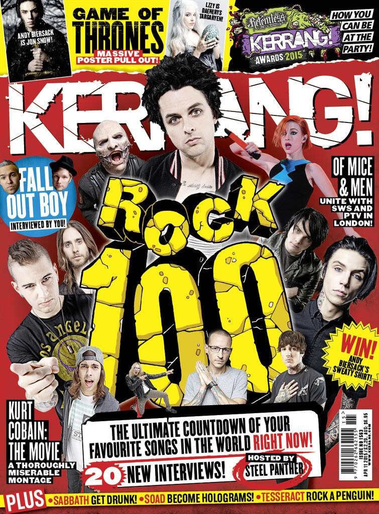 Kerrang! Cover Typography - Phillip Marsden