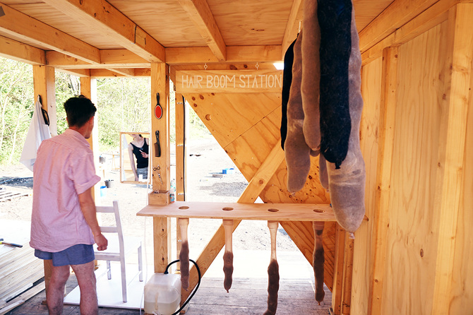 Hair Boom Salon for the Raumlabor Floating University - Mona Alcudia