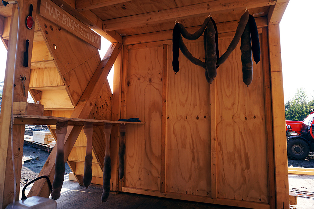 Hair Boom Salon for the Raumlabor Floating University - Mona Alcudia