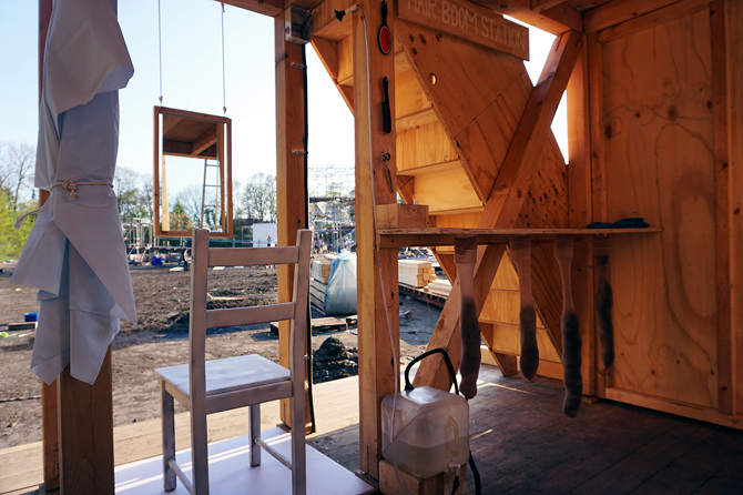 Hair Boom Salon for the Raumlabor Floating University - Mona Alcudia