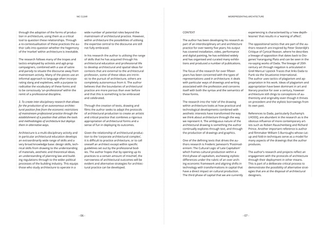 Misrepresenting Architecture - Professor Nic Clear