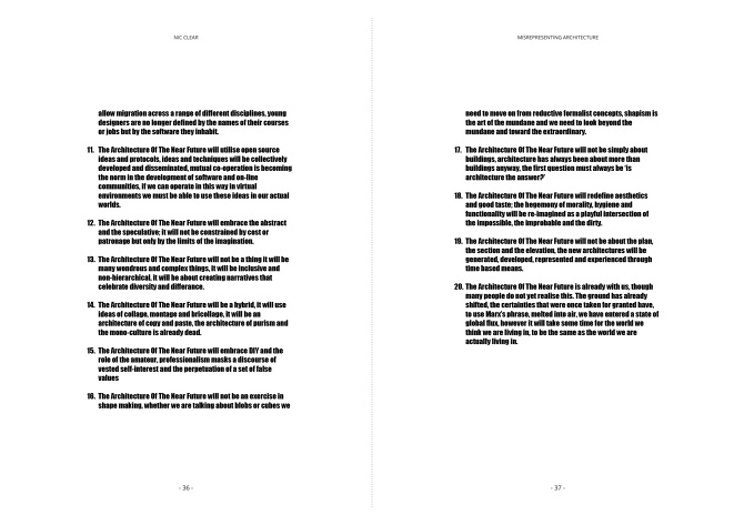Misrepresenting Architecture - Professor Nic Clear