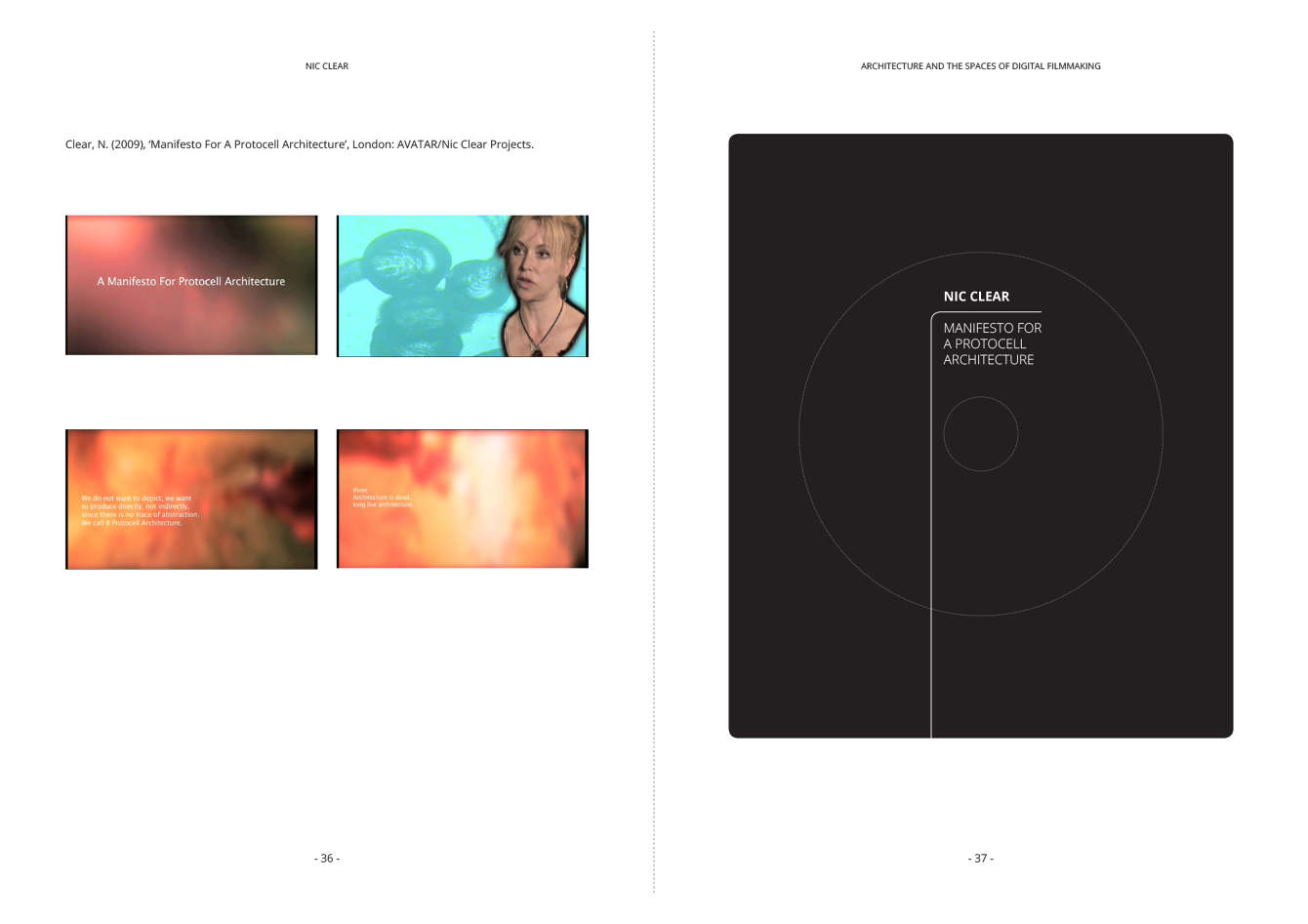 Architecture and The Spaces of Digital Filmmaking - Professor Nic Clear