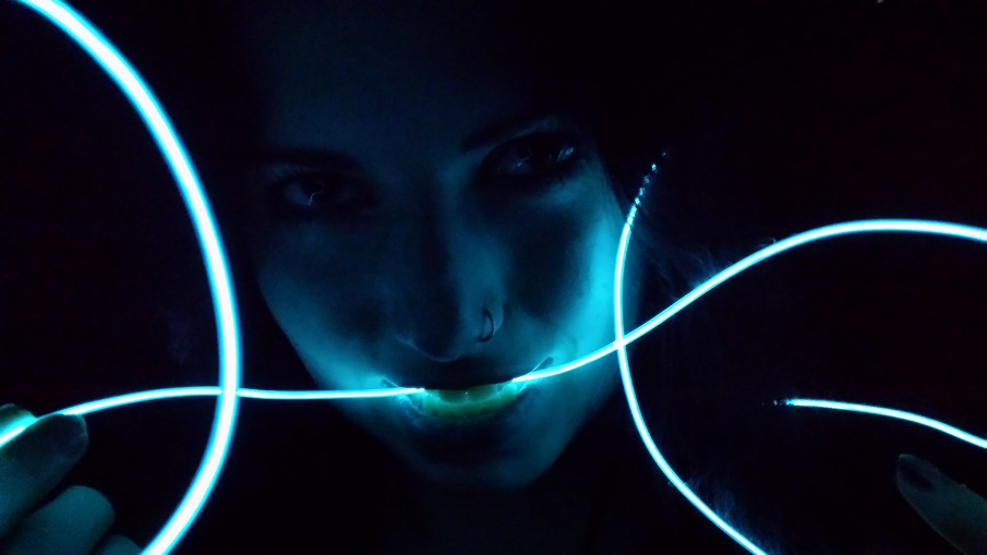 Neon light photoshoot - ART | DESIGN | FASHION | by Kotryna Cherry
