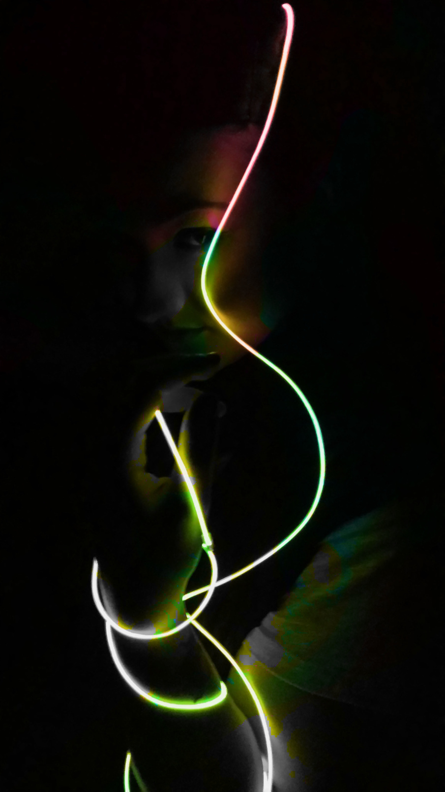 Neon light photoshoot - ART | DESIGN | FASHION | by Kotryna Cherry