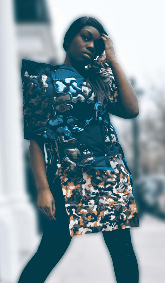 Reverse applique 3D garment - ART | DESIGN | FASHION | by Kotryna Cherry