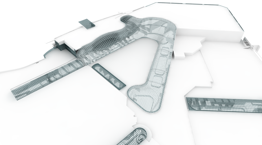 Chadstone gridshell roof - maria villafañe