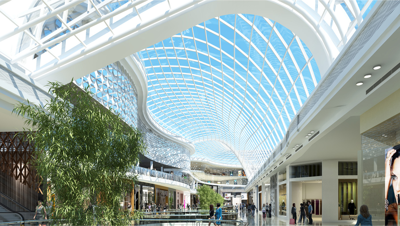 Chadstone gridshell roof - maria villafañe
