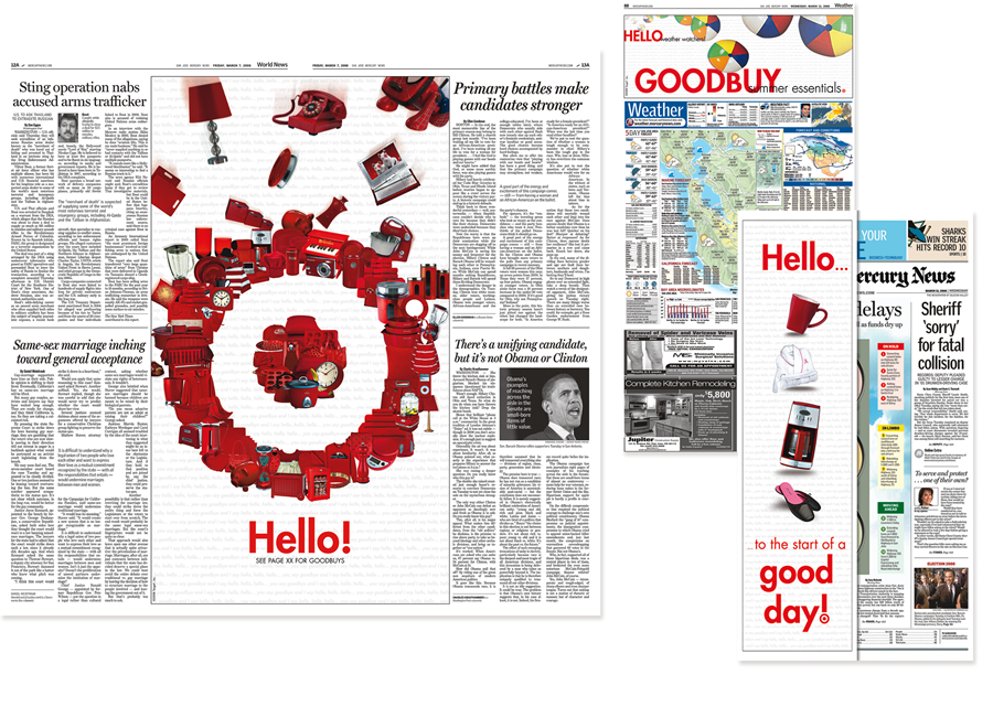 Target Hello Goodbuys Newspaper Ad - Annabel Nguyen — Design Portfolio