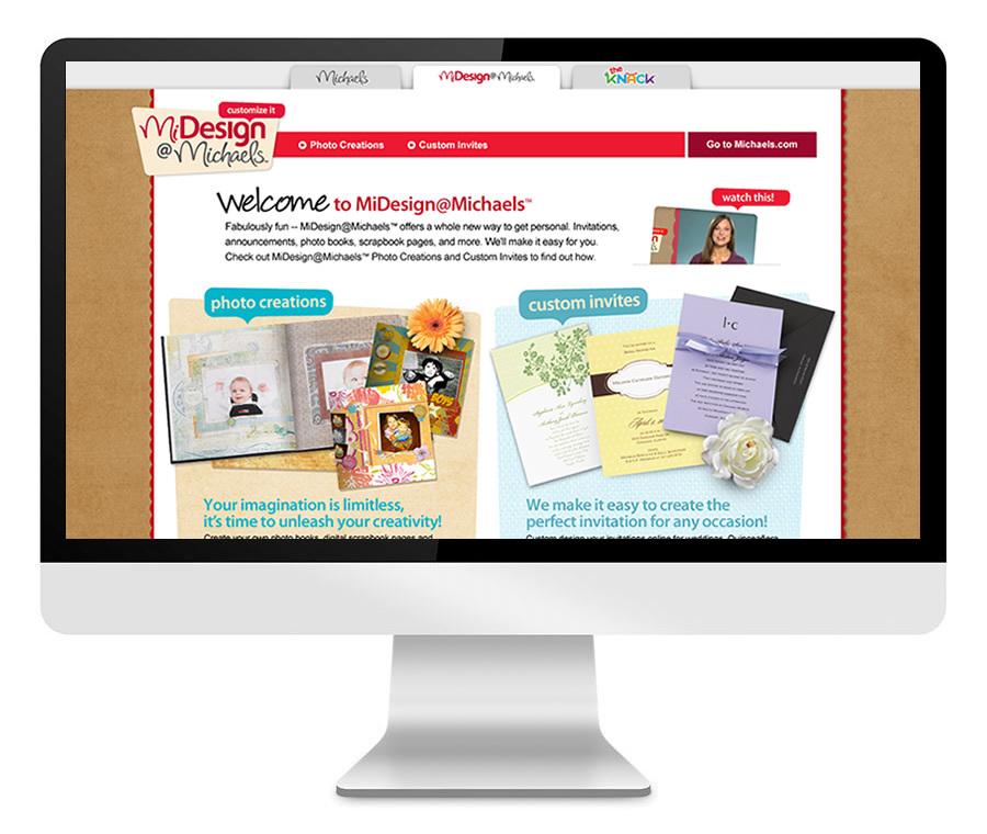 Michaels MiDesign Microsite - Annabel Nguyen — Design Portfolio