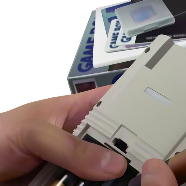 Nintendo Original Gameboy (1989) Unboxing - Zak Keene Digital Drawings