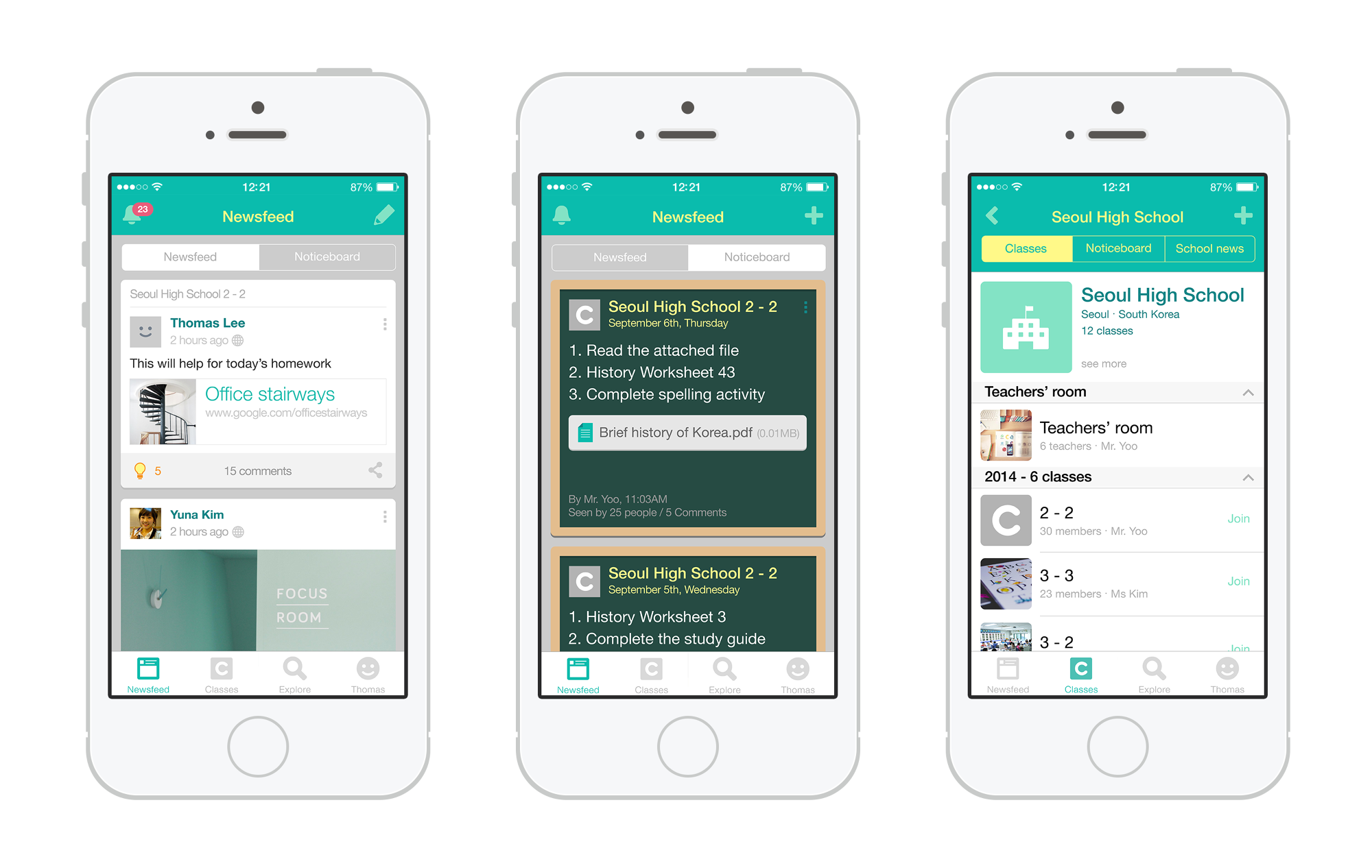 Classting - Yej Lee | Portfoilo