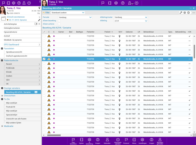 ChipSoft HiX UI redesign - Portfolio Roelant van der Munnik