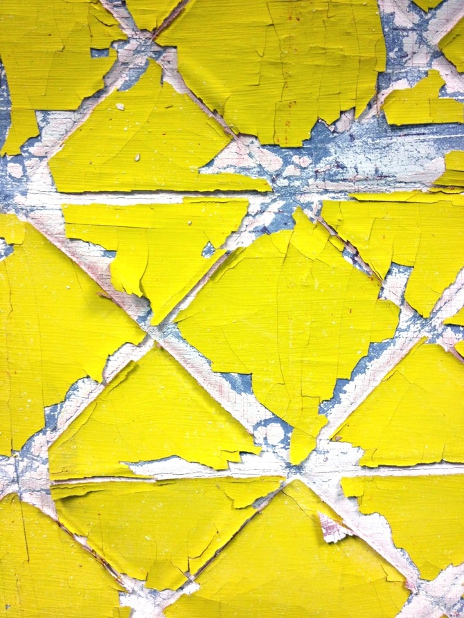 Bringing origami and layers of paint together. - Laura Porteous